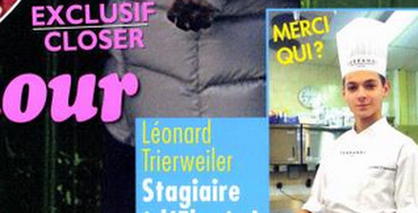 Léonard Trierweiler en stage à l’Elysée Léonard Trierweiler en stage à l’Elysée