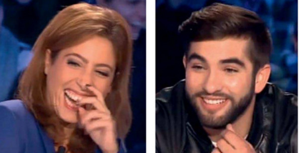 En couple avec Olivier Guez, Léa Salamé tape dans l'oeil de Kendji