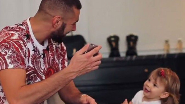 Karim Benzema, un vibrant message à sa fille Mélia, qui fête son 2 ème ...