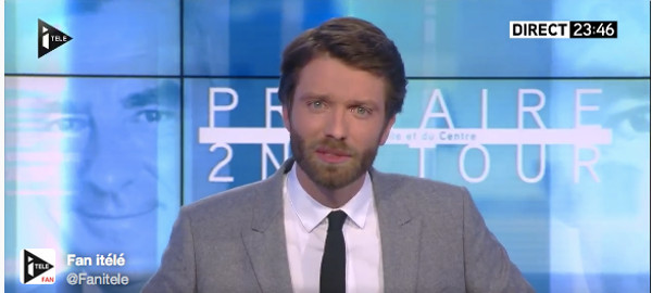 Antoine Genton quitte i-Télé. Il a présenté hier son dernier JT