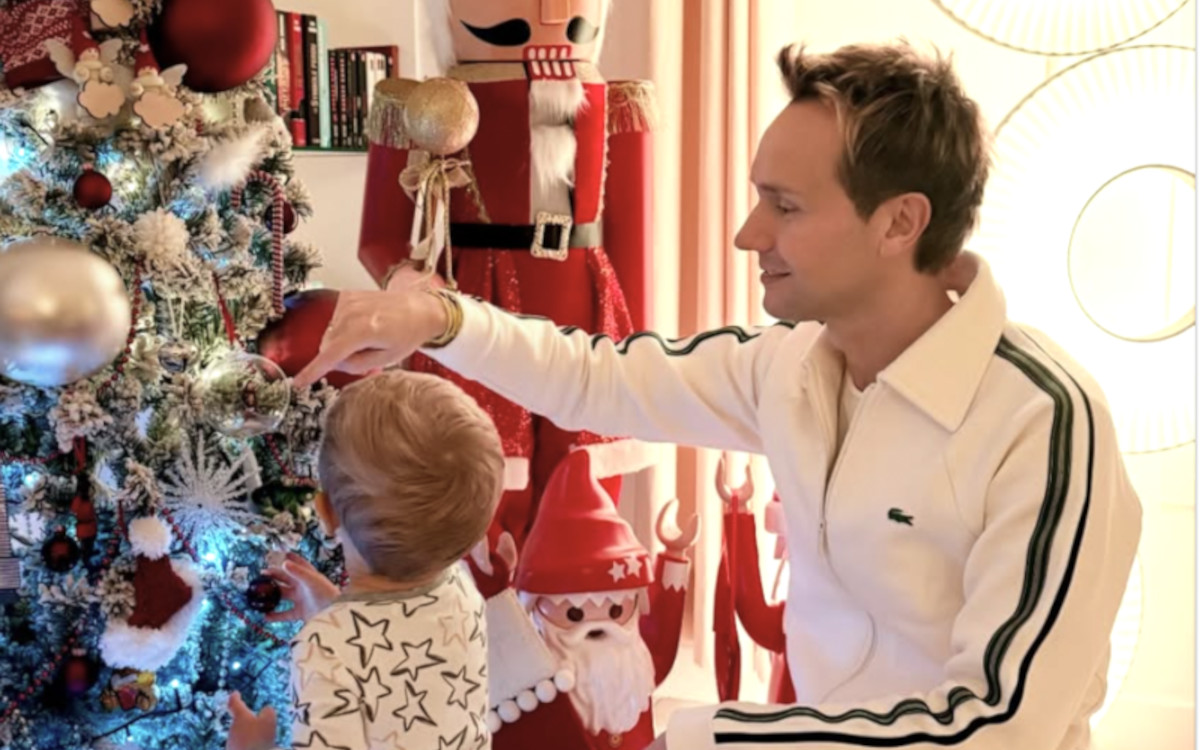 Cyril Féraud : son tendre réveillon avec Tim, qui grandit à vue d'œil