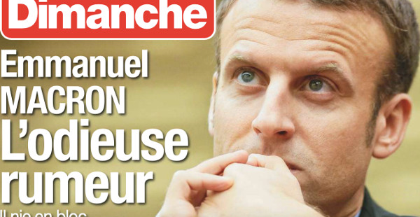 Emmanuel Macron à propos de la rumeur sur sa liaison avec Mathieu ...