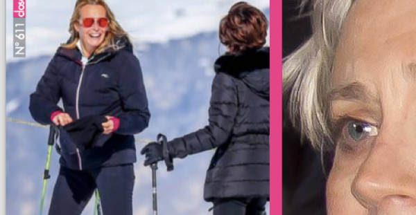 Loin de Pascal Ramette, Estelle Lefébure s’éclate entre amies