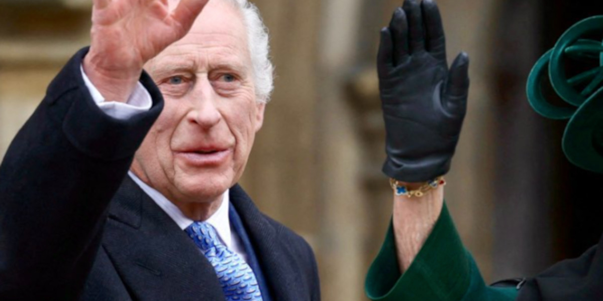 Le retour de Charles III acclamé par la foule à la messe de Pâques, ce ...