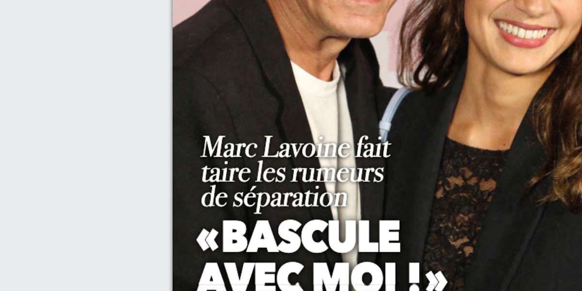 Marc Lavoine, clap de fin avec Line Papin - cash sur les ragots