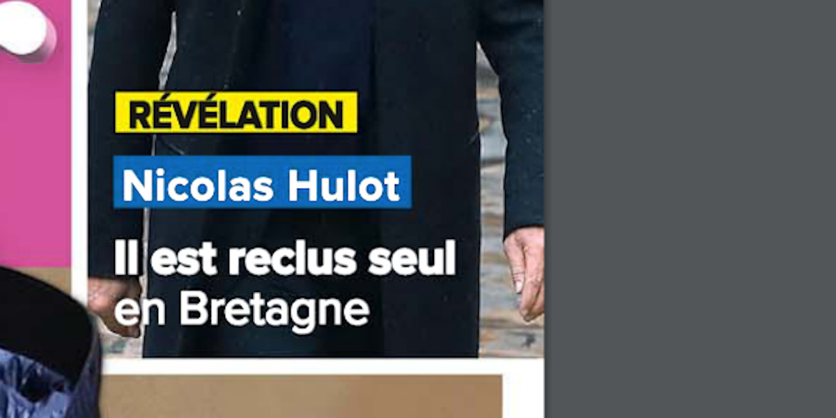 Nicolas Hulot reclus en Bretagne, il lâche sa femme et ses enfants