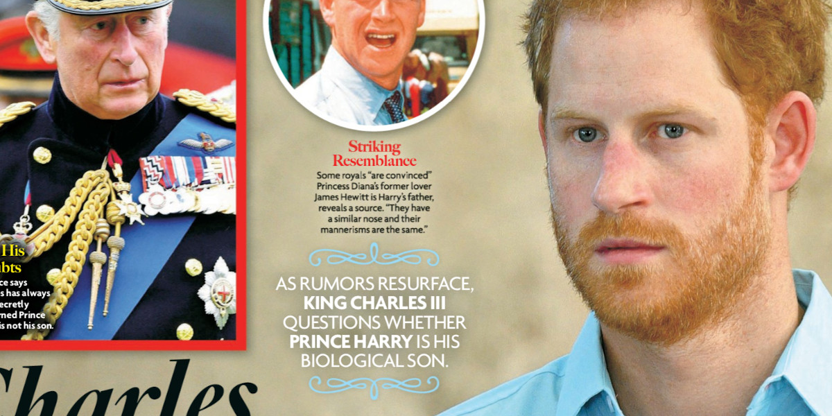 Prince Harry déshérité par Charles -Le secret de son vrai père révélé