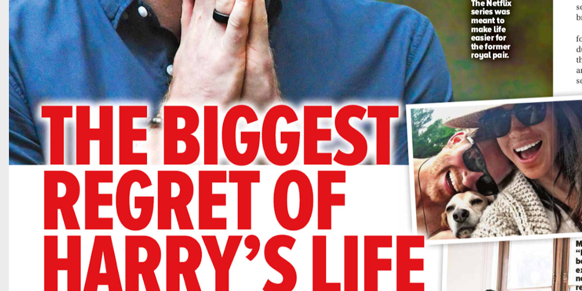 Prince Harry - Plus grosse erreur de ma vie avec Netflix - ce regret ...