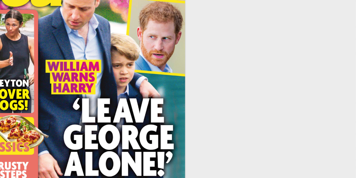 Prince William et Kate Middleton sortent les griffes pour George - Harry dépasse la ligne rouge