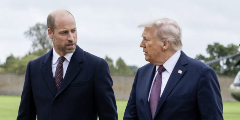 Prince William plus grand que Donald Trump ? Le mystère de leur taille ...